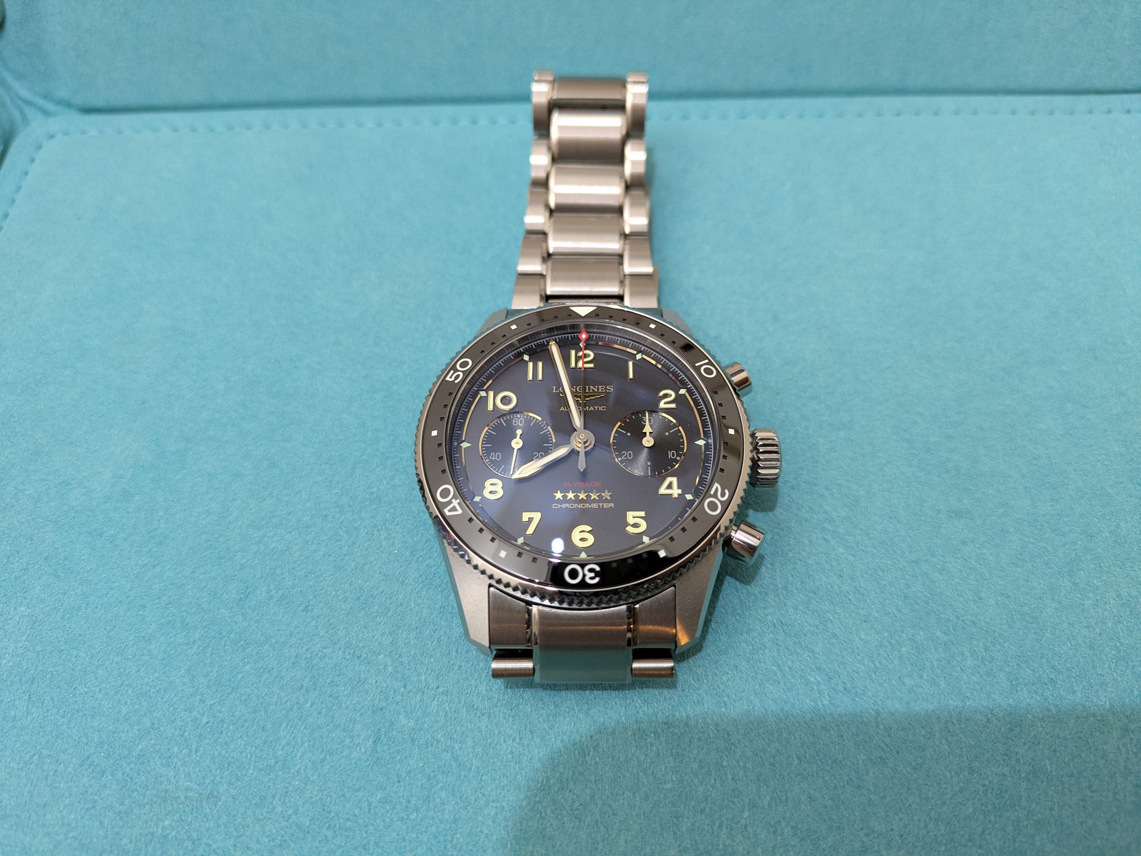 FS: Longines Spirit Flyback Titanium Chronograph w/ bracelet ref. L3.821.1.53.6 | WatchUSeek ...